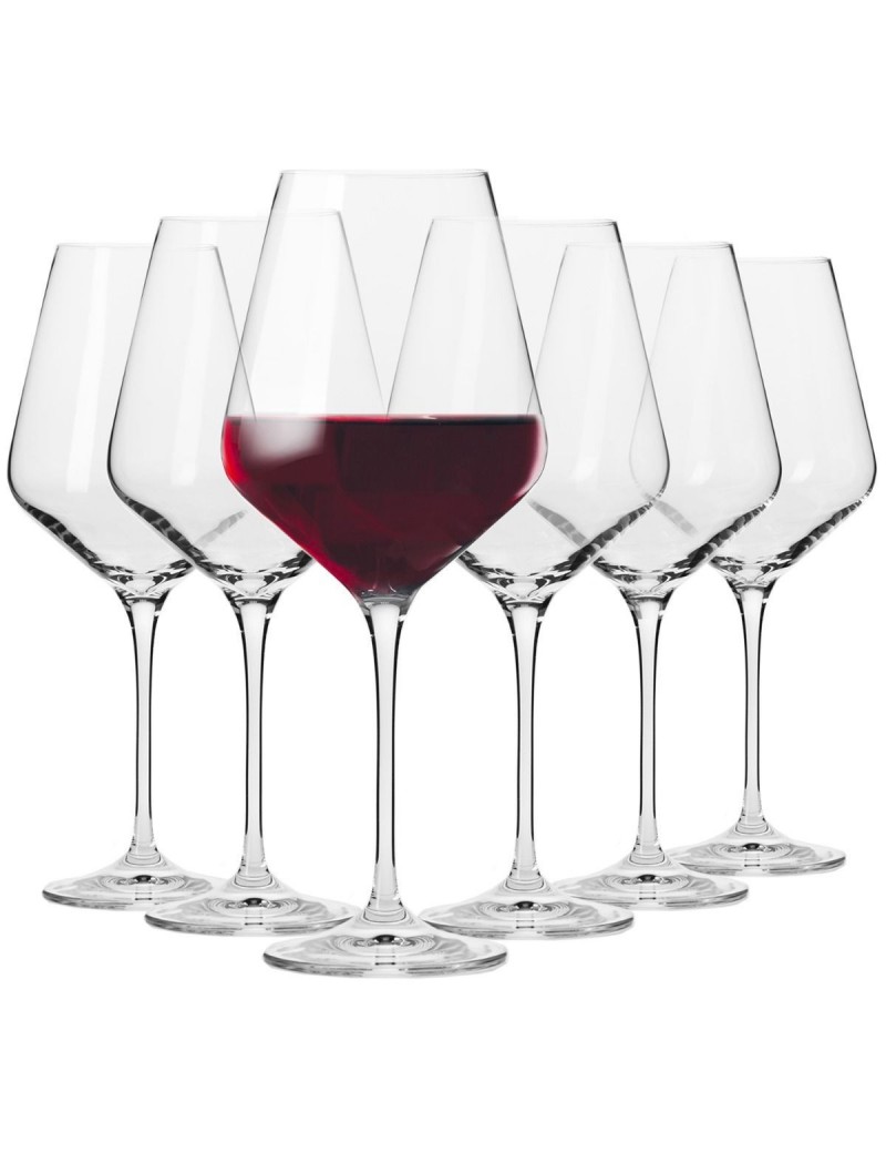 6 Verres à Vin Rouge AVANT-GARDE 49 cl - cristallin sans plomb