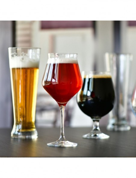 Coffret de 6 verres à bières pour dégustation - 3 différentes formes et ...